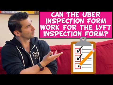 Can you submit your Uber Inspection Form for the Lyft Inspection Form?