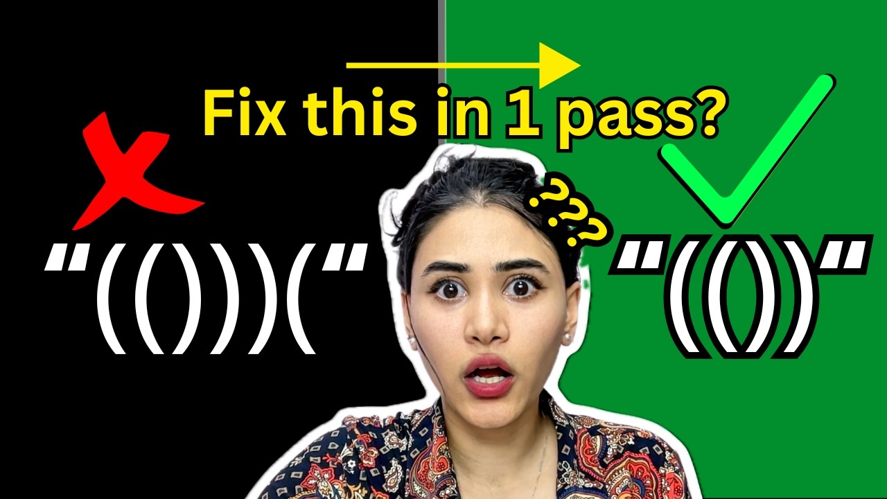 Minimum Remove to Make Valid Parentheses - LeetCode 1249 - Python #leetcode #string #stack