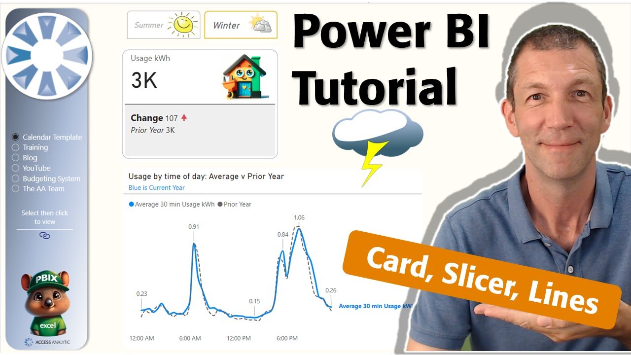 Power Bi Tutorial Master New Slicer And Card Visuals 8566