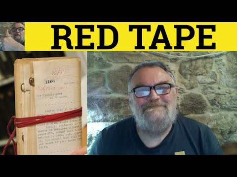 🔵 Red Tape - English Idioms - Red Tape Meaning - Red Tape Examples - Red Tape Definition