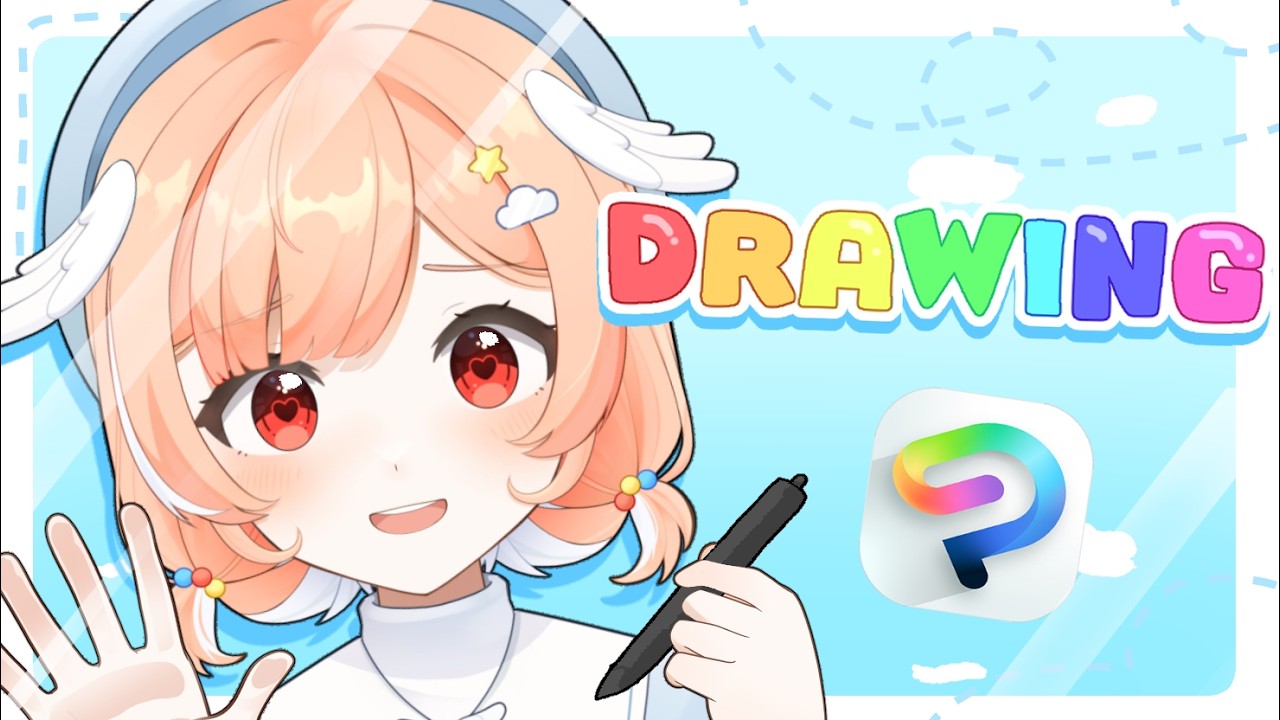 Hi! Hang out with Pillow! 🎨 lets draw! ♡