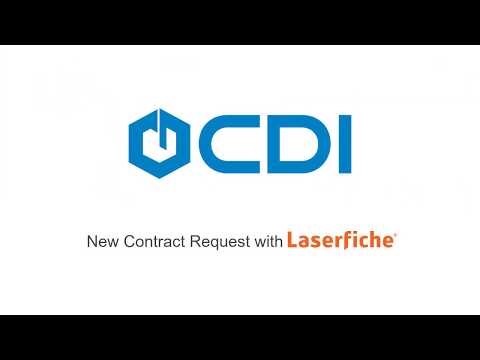 New Contract Request with DocuSign & Laserfiche by CDI