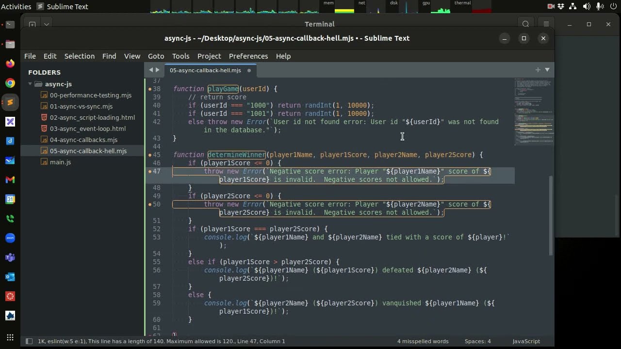 Asynchronous JavaScript - 05 - Callback Hell