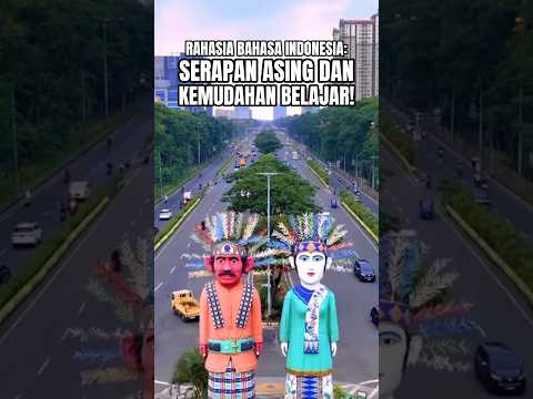 Rahasia Bahasa Indonesia: Serapan Asing dan Kemudahan Belajar!🇮🇩☺️ #faktadunia #faktanegara