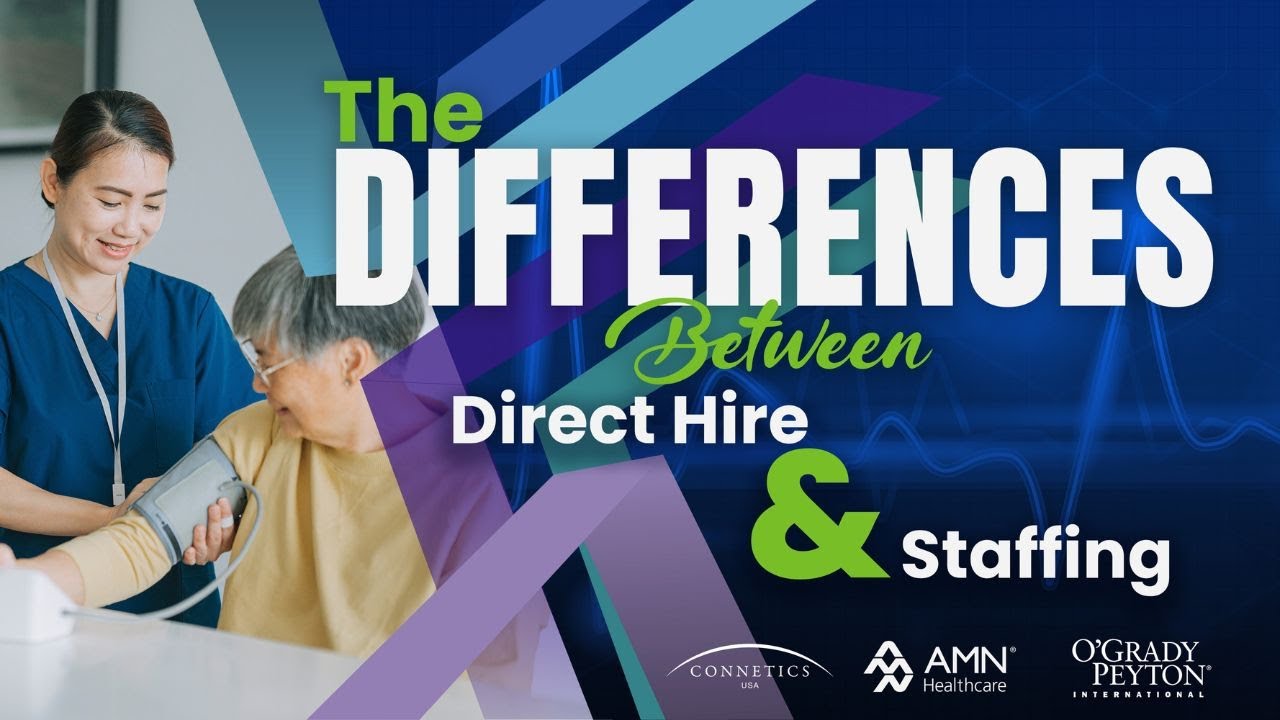 Direct Hire vs Staffing | Connetics USA and O'Grady Peyton