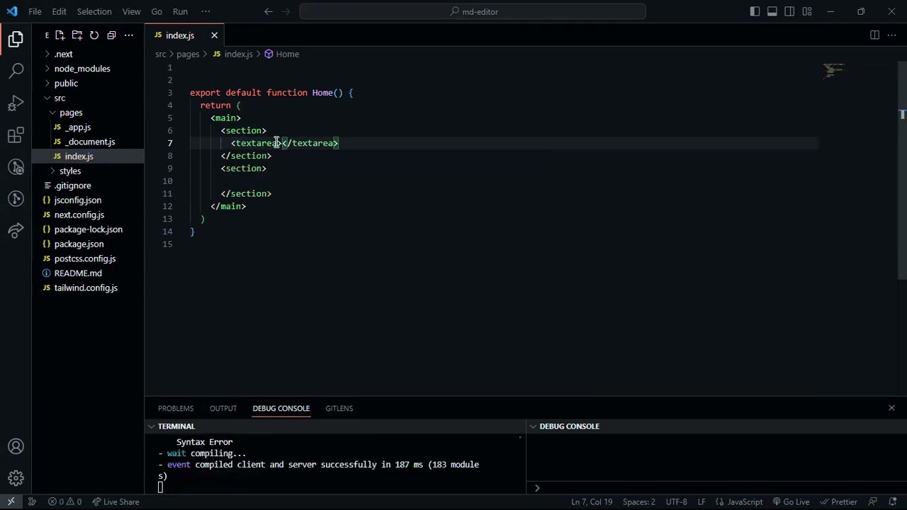 How to create a markdown editor?