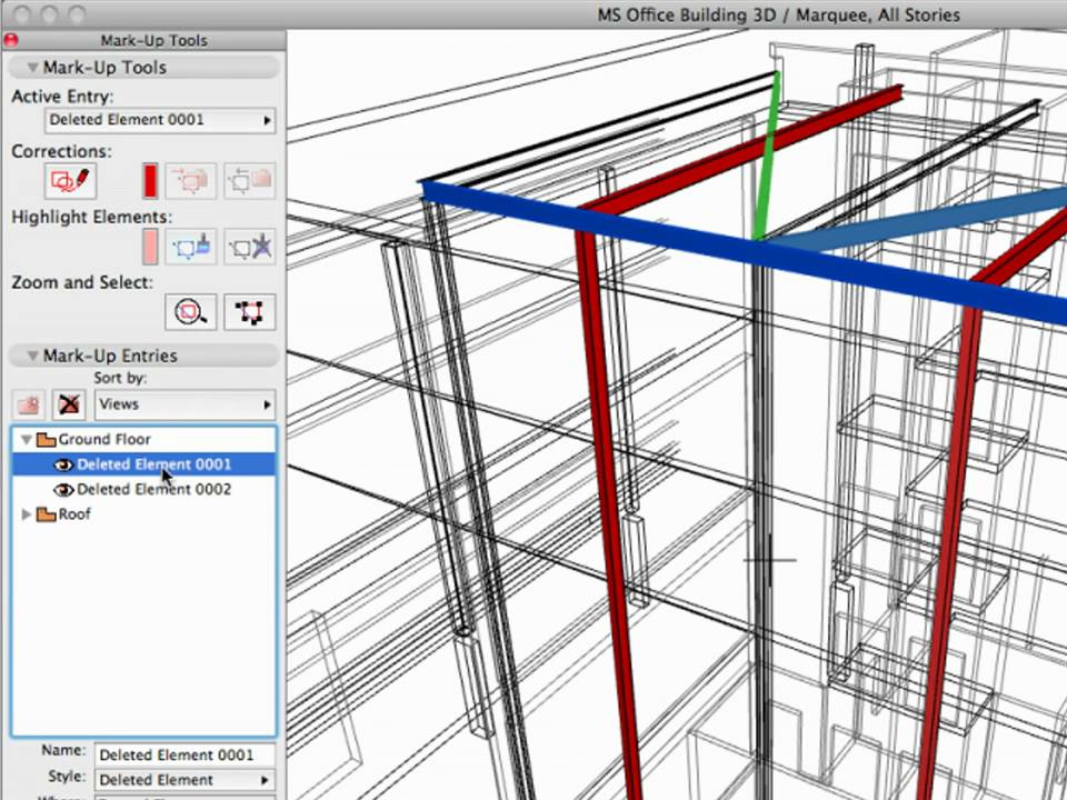 ArchiCAD 14 New Features - Model-based IFC Reference Model Version Tracking