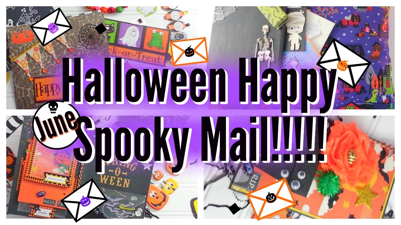 HALLOWEEN HAPPY//SPOOKYMAIL!!!!