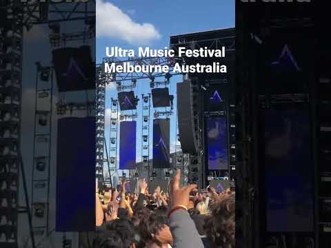 Ultra music festival in Melbourne Australia