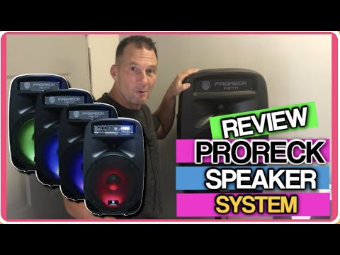PRORECK PARTY 15 Portable 15 Inch Speaker System REVIEW