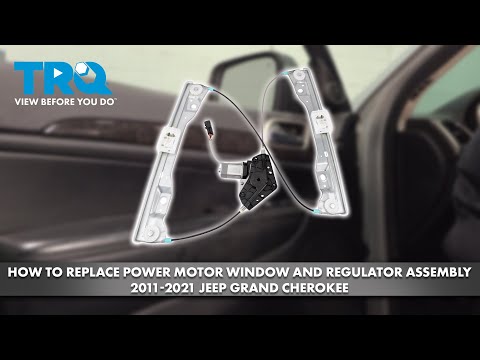 How to Replace Front Window Regulator on a 2011-2021 Jeep Grand ...