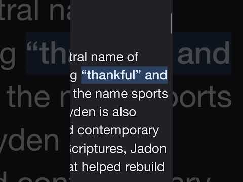 My name is Jayden