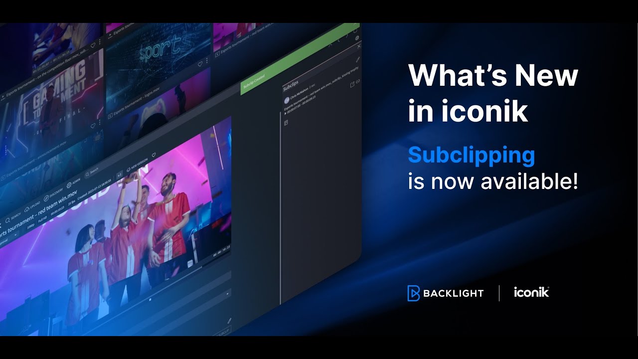 Creating a Subclip in iconik | Video management | Media asset management