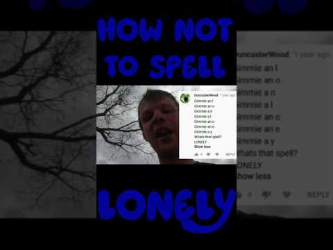Yeah, THIS is how you spell ''Lonely'' #shorts #hatecomments #kodietheaussiebrony