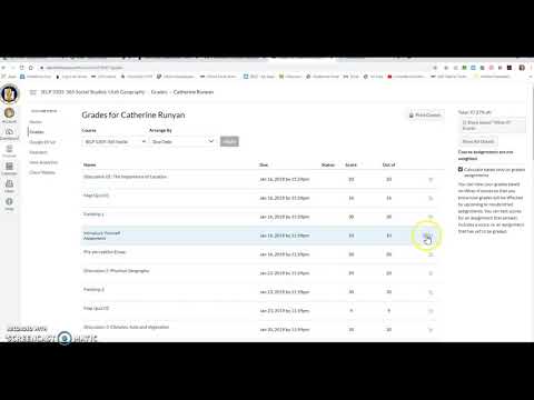 How to see comments in Canvas