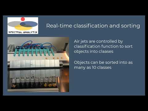 Spectral Analytix shows newest prototype in action - classifying and sorting seeds