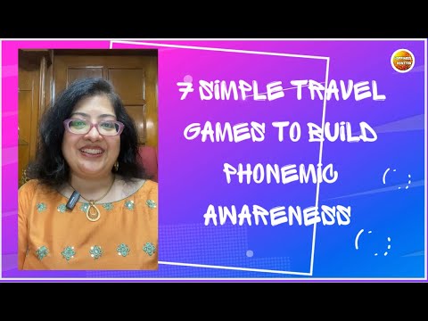 7 travel games to develop phonemic awareness in children | Fun travel games | phonic games