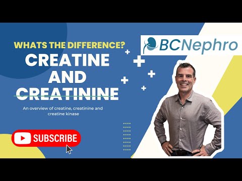 Creatinine and Creatine - What's the Difference? @BCNephro
