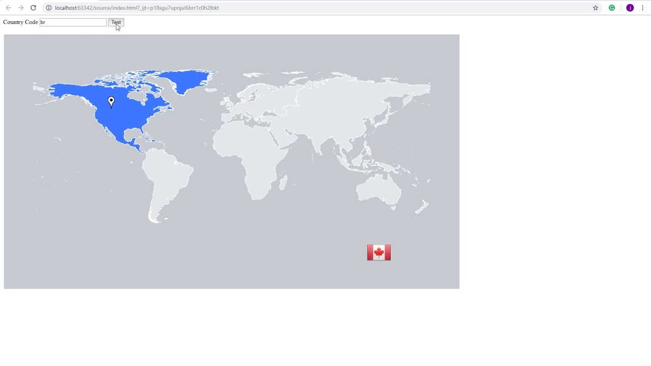 OpenLayers Simple World Map