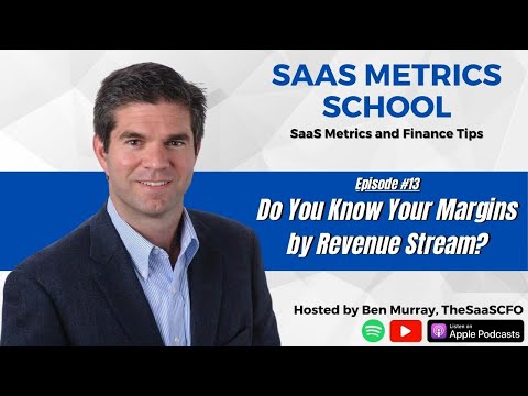Do You Know Your Margins by Revenue Stream? | SaaS Metrics School | The SaaS CFO