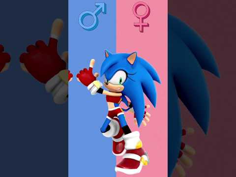 SONIC THE HEDGEHOG GENDER SWAP