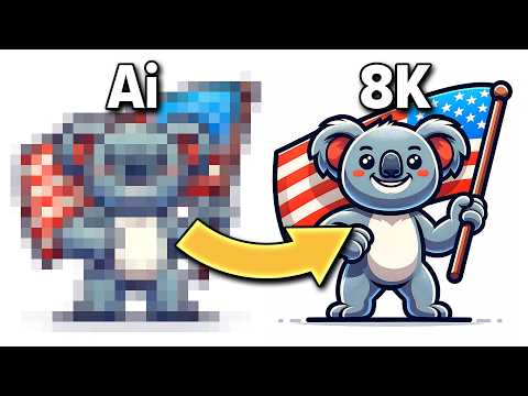 I found the NEW BEST 100% FREE Ai Image UPSCALER! (Ideogram Ai, Midjourney, Leonardo)