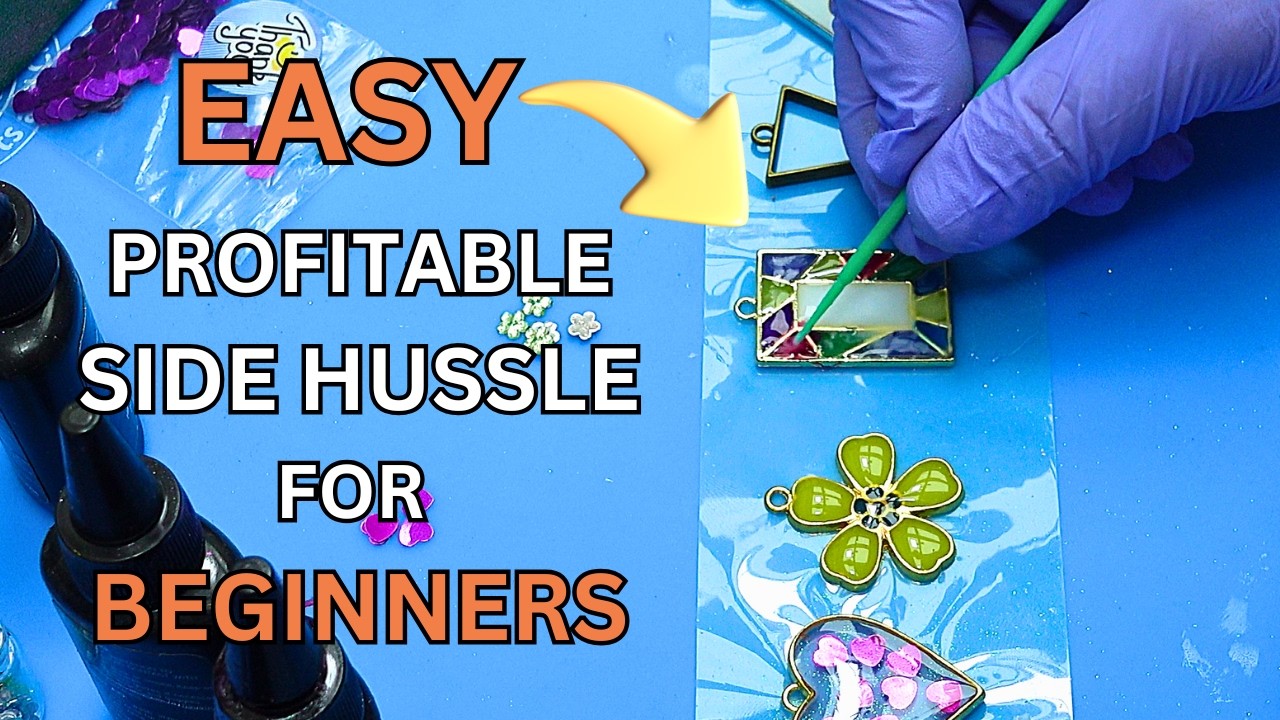 The Ultimate Beginner's Guide to UV Resin Jewelry For A Side Hustle