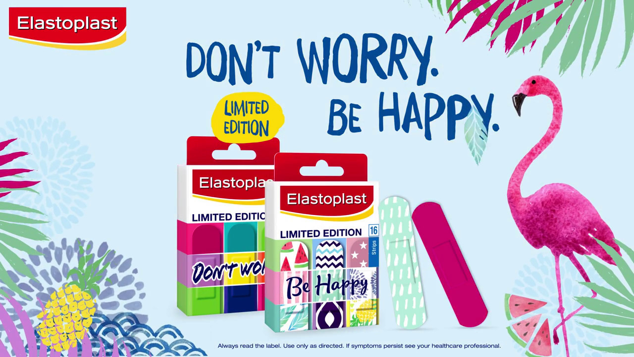 Don’t Worry, Be Happy with Elastoplast Limited Edition Plasters!
