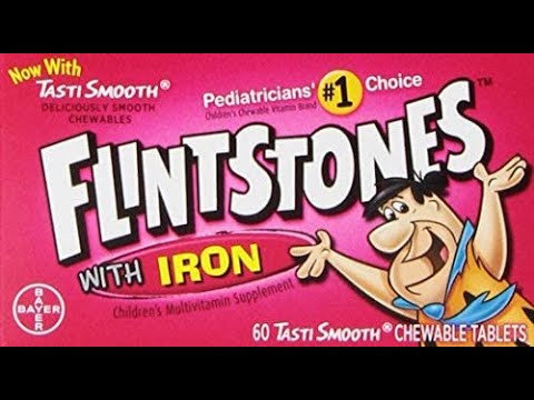 Flintstones Chewable Kids Vitamins w Iron, Multivitamin for Kids, 60Ct