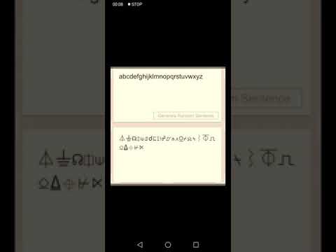 Enderman language fonts translate