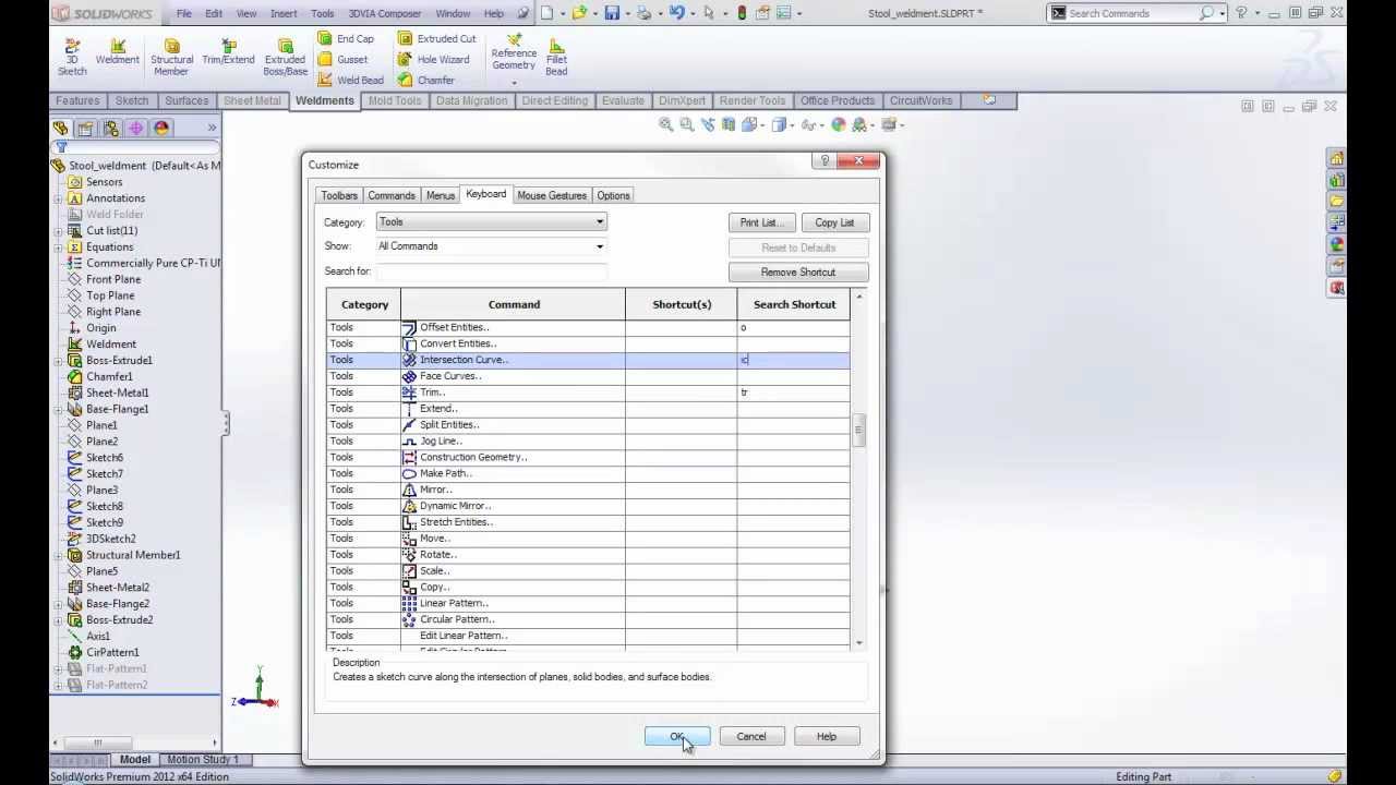 SOLIDWORKS 2012 - Command Search