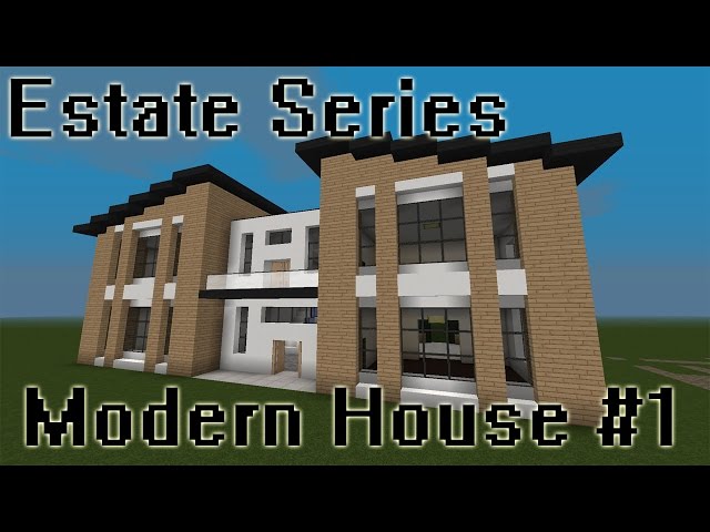 Simple Modern Estate House 1 Minecraft Map