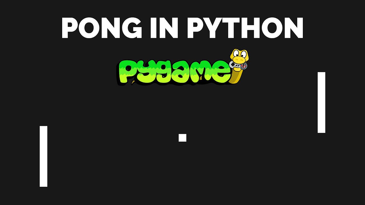 How to Make Pong In Pygame | How to Make Pong in Python | Pygame Tutorial | Python Tutorial