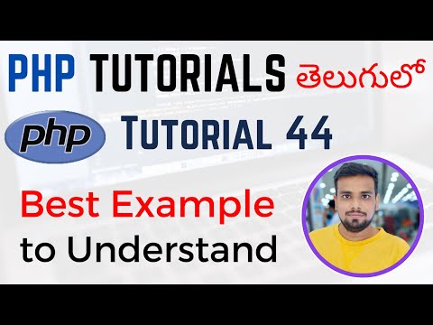 Learn PHP Tutorials in Telugu Lesson 44 Best Example to Understand - Mind Luster