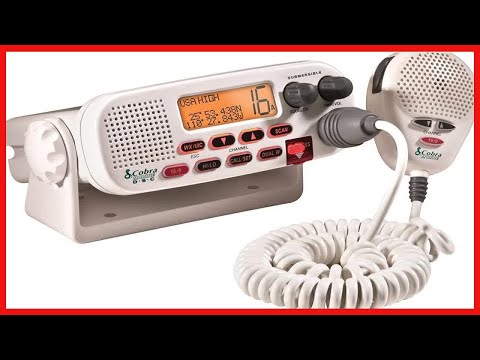 Great product - Cobra MR F45-D Fixed Mount VHF Marine Radio – 25 Watt VHF, Submersible, LCD Display