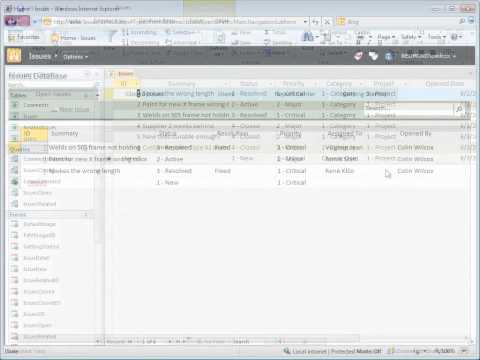 Access 2010 Build And Publish Web Databases 2