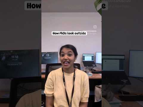 How PhDs look outside vs inside #australia #studentsinaustralia #phd #students #university #college