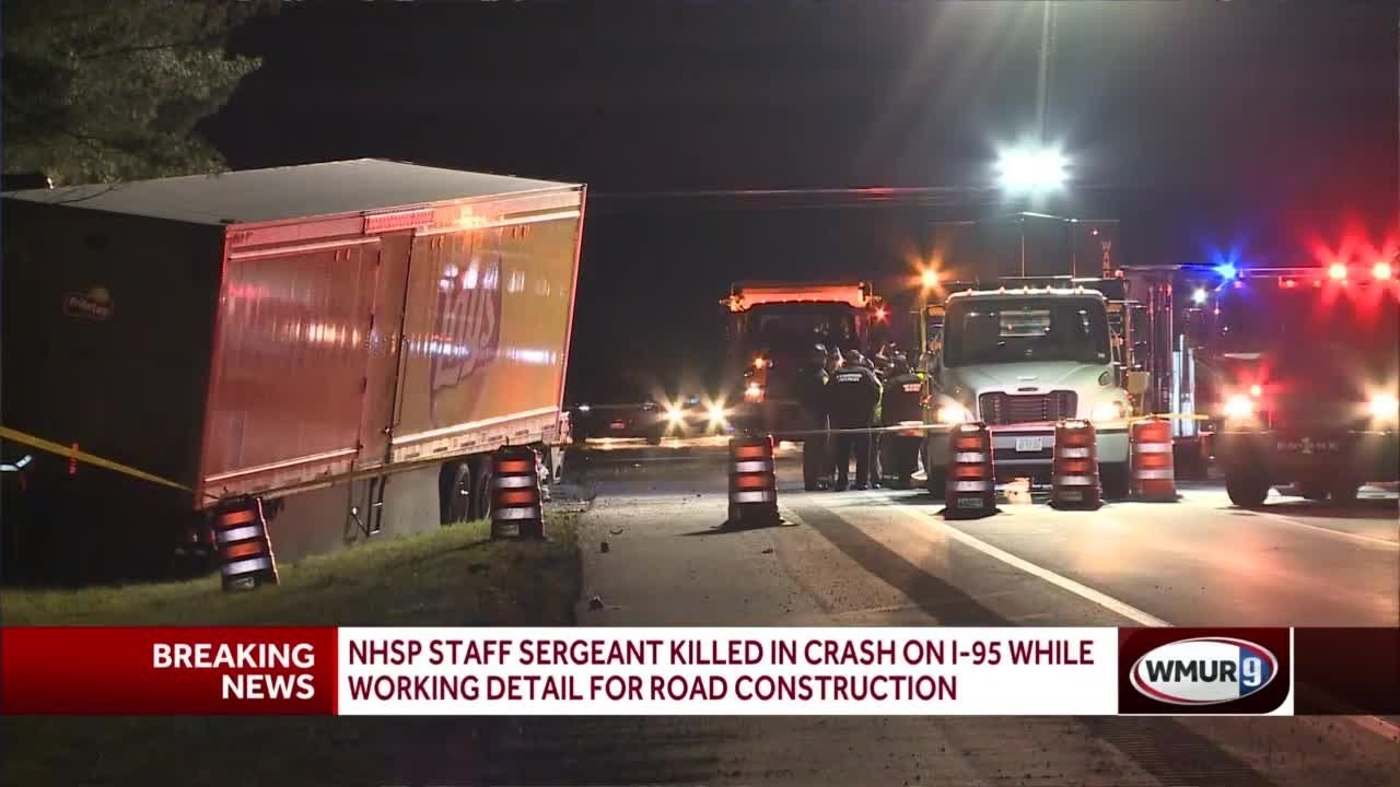 NHSP staff sergeant killed in crash on I-95 while working detail for road construction