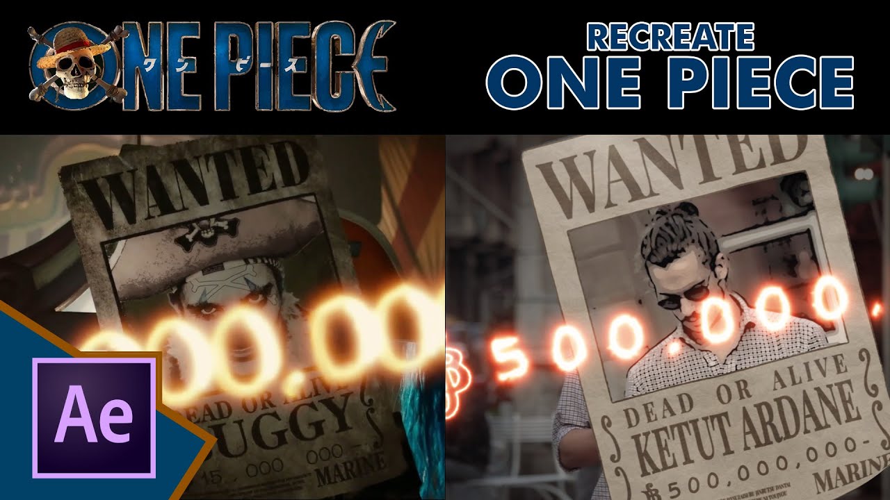 ONE PIECE NETFLIX LIVE ACTION - WANTED POSTERS TUTORIAL