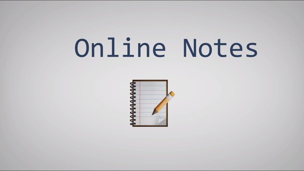 Online Notepad - Save Your notes online