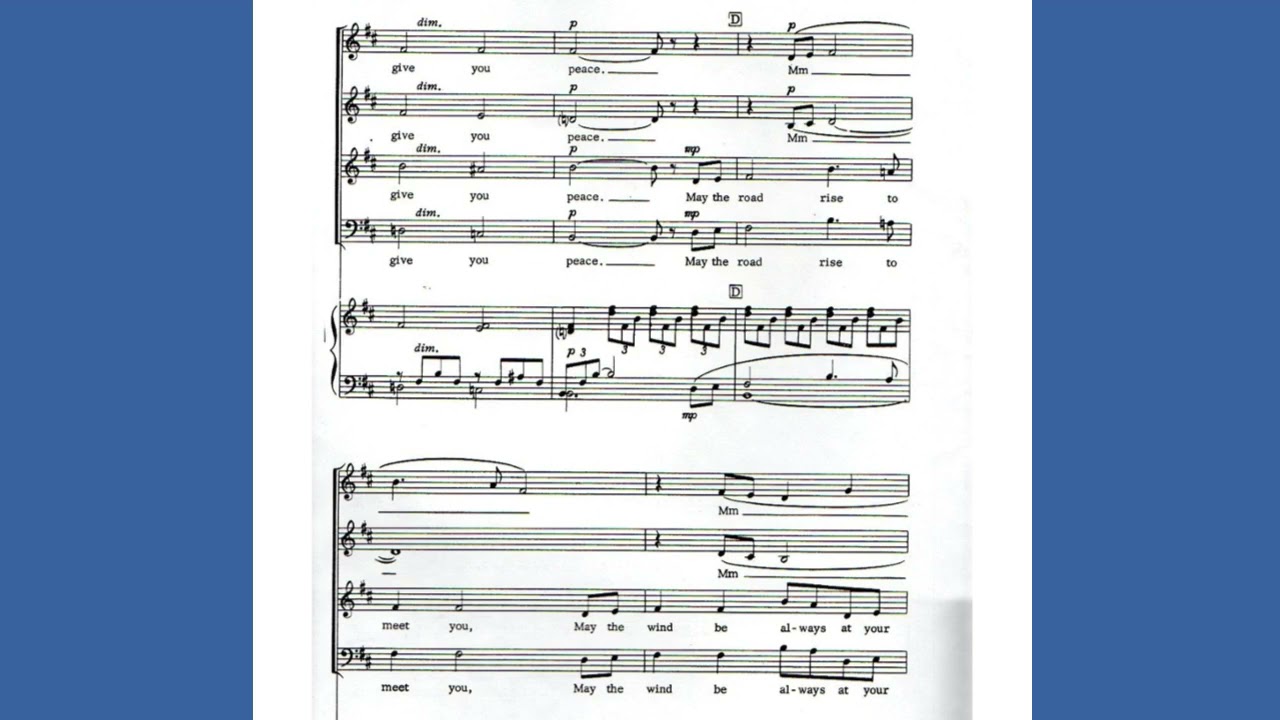 Old Irish Blessing - Soprano