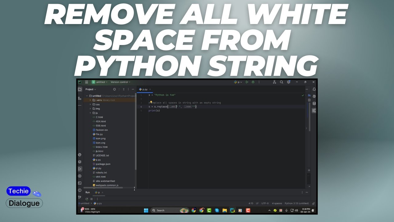 How to Remove All White Space From Python String - Simple Steps {2025}