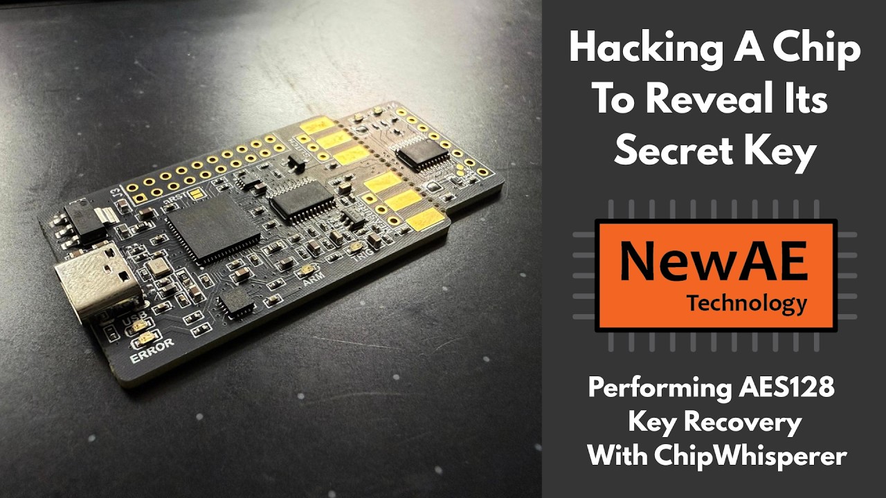 Hacking A Chip To Reveal Its Secret Key