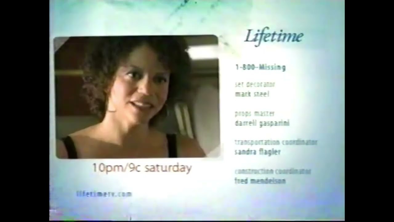 Lifetime split screen credits, circa 2002