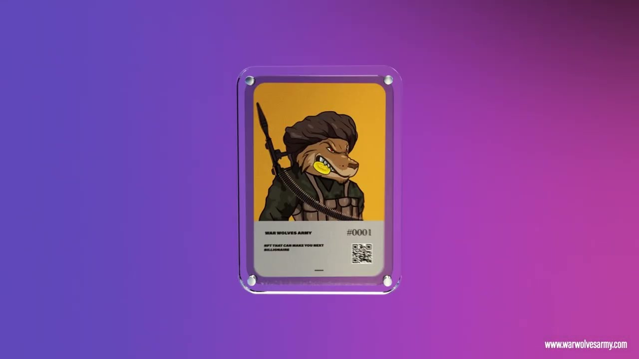 WarWolvesArmy - NFT Characters Now Available on Opensea