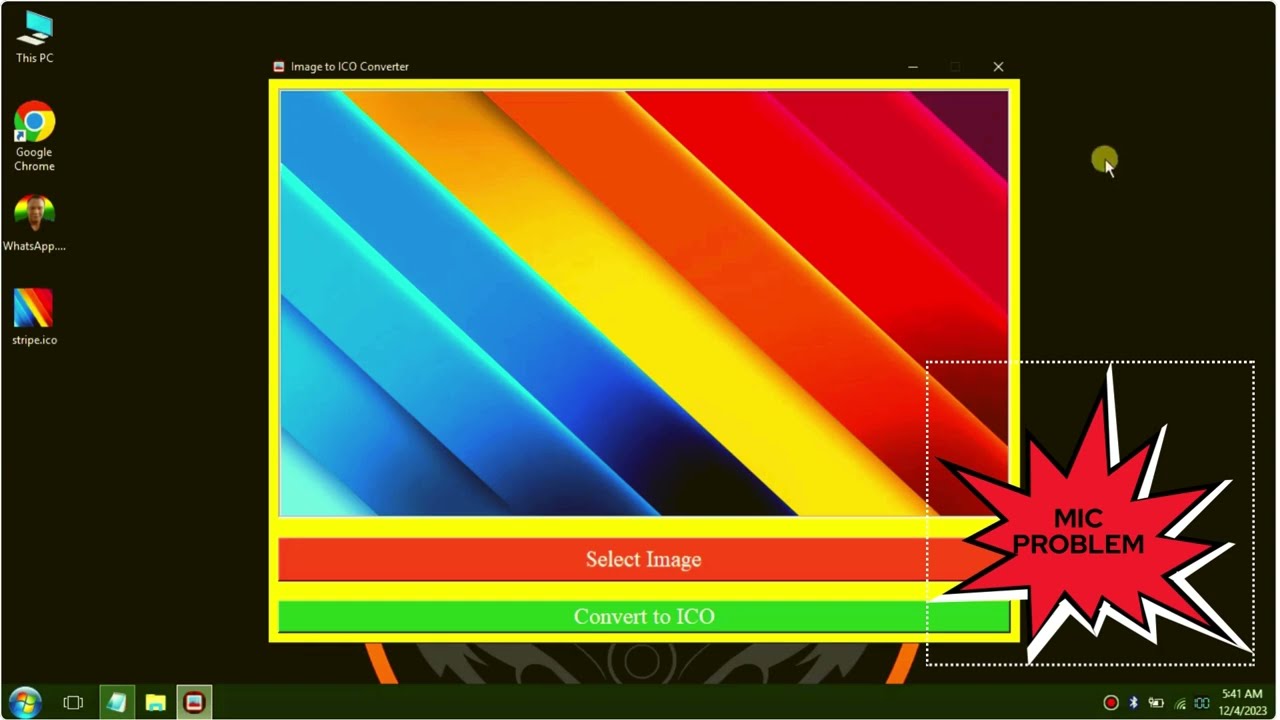 Image to ICO Converter using python