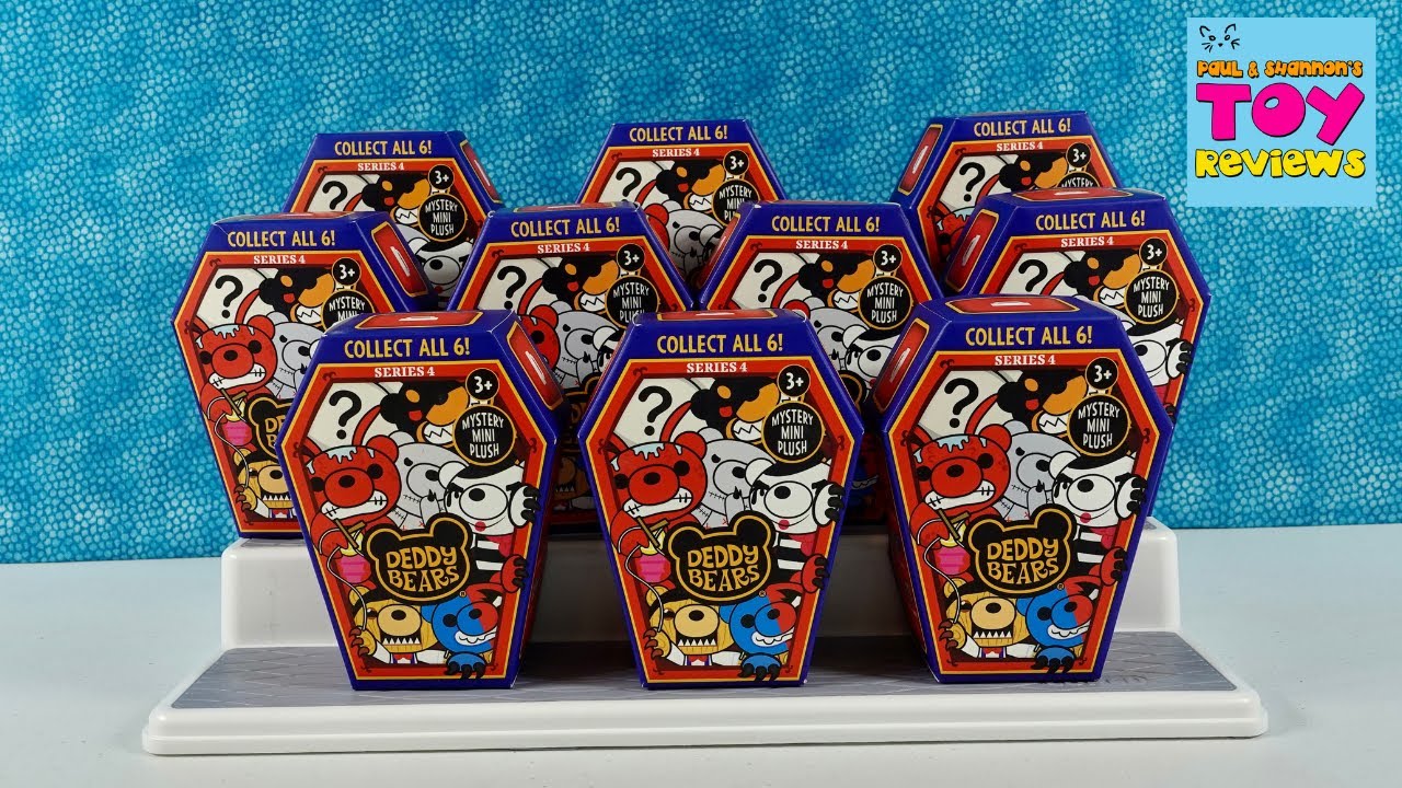 Deddy Bears Series 4 Blind Box Plush Unboxing Mystery Mini Plushies