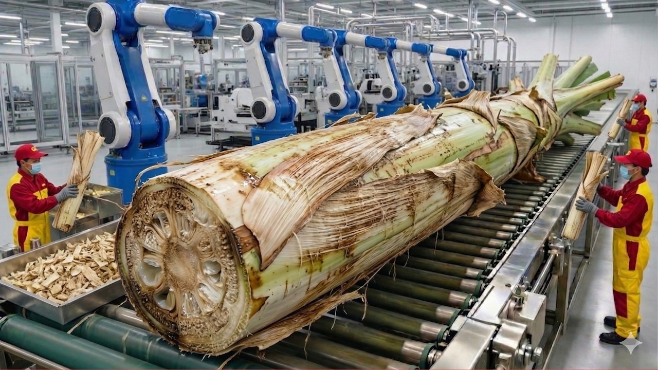 Inside America’s Banana Fiber Factory | How Banana Stems Become Rope & Fabric