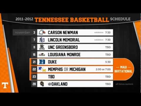 Vols Basketball Schedule Release Show
