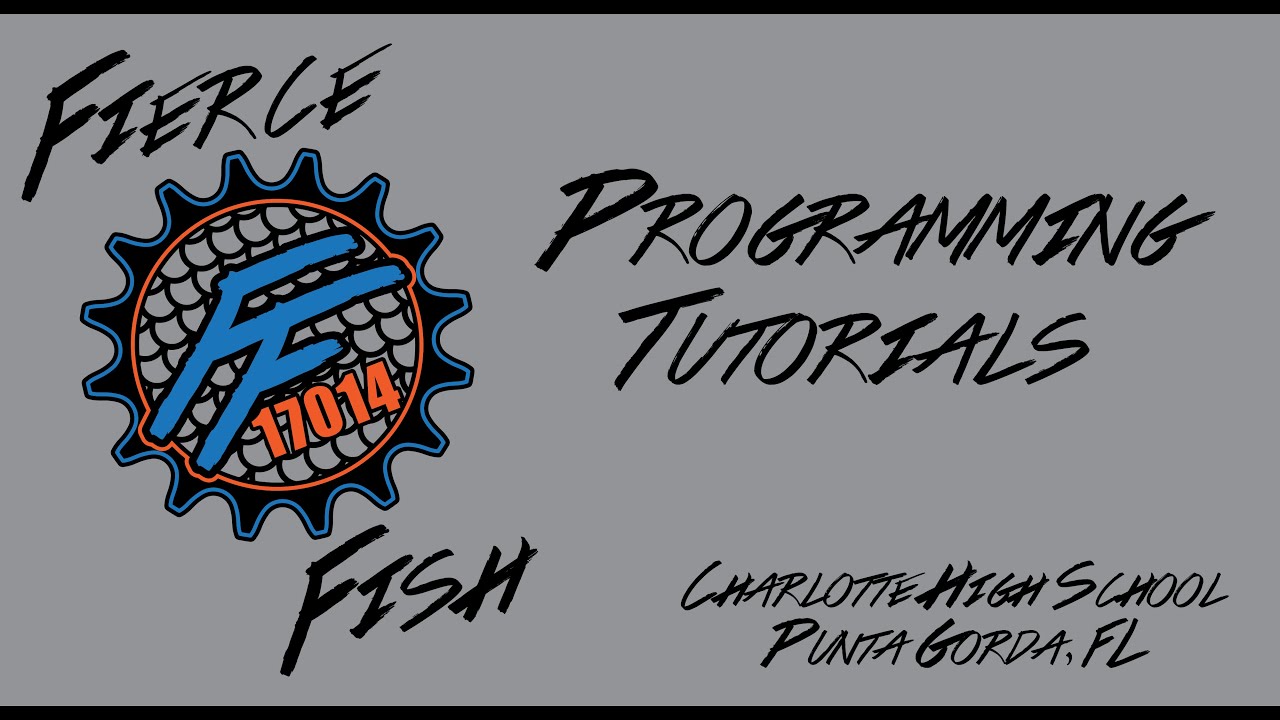 FIRST Tech Challenge Gulf Coast Robotics League- Fierce Fish 17014 Tutorial 2: OpMode Structure